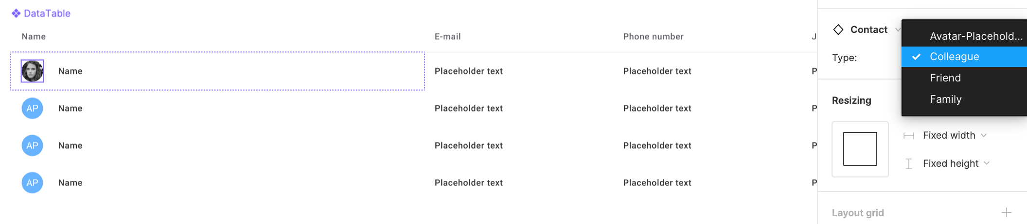 Creating Complex Data Tables in Figma: A How-to Guide