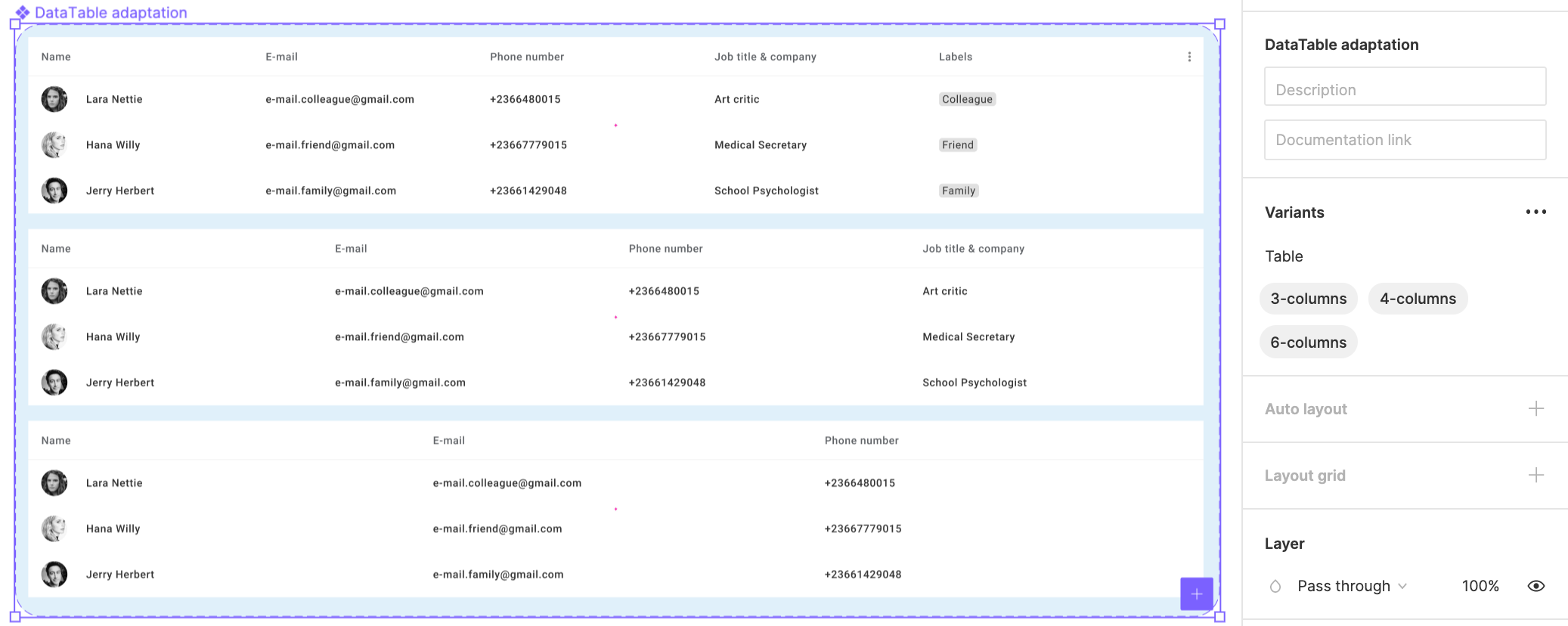 Creating Complex Data Tables in Figma: A How-to Guide