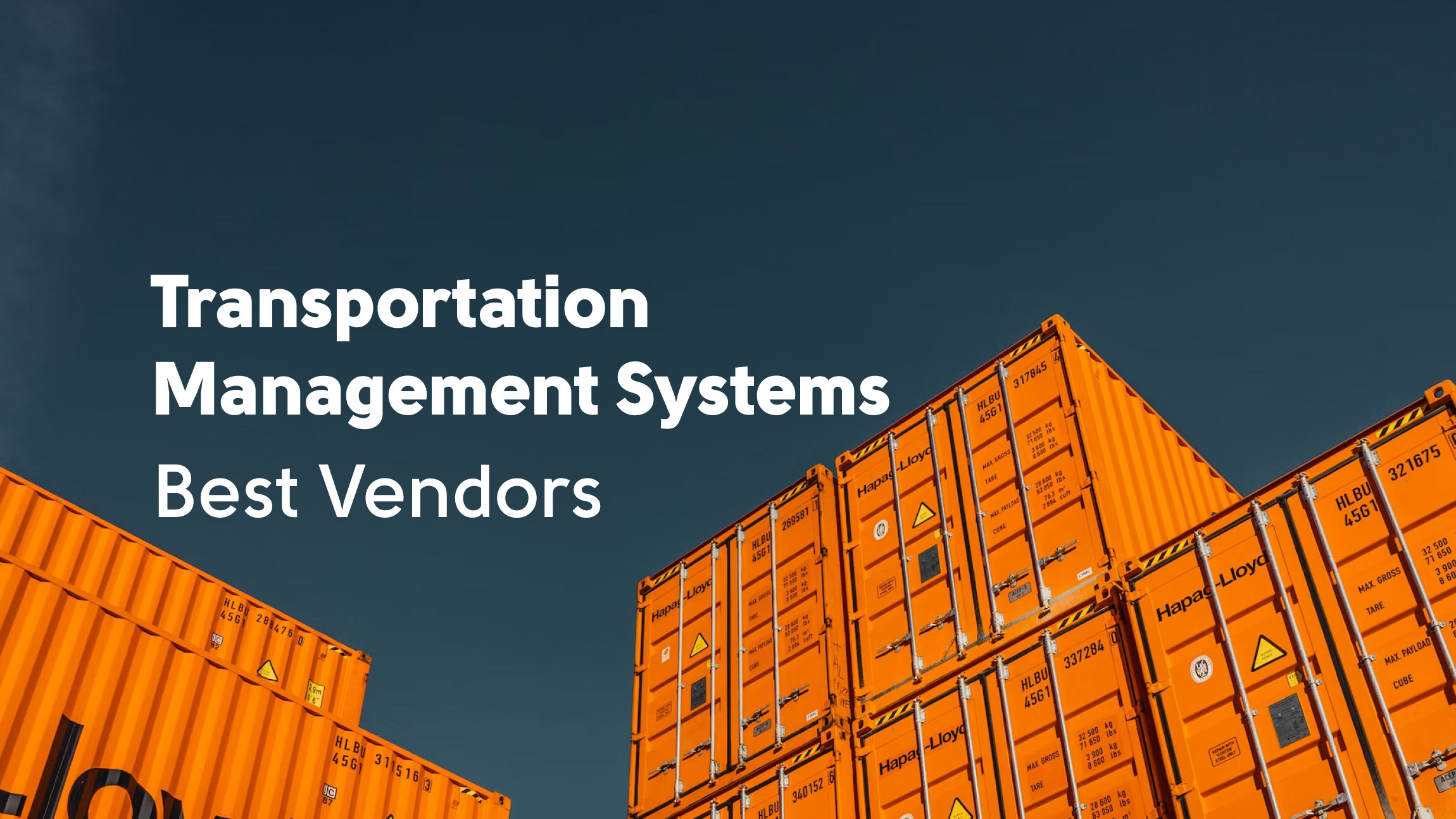 Top Providers of Transportation Management Systems