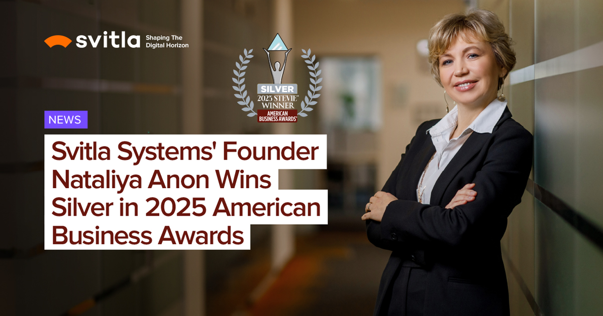 Nataliya Anon Wins Silver in 2025 American Business Awards
