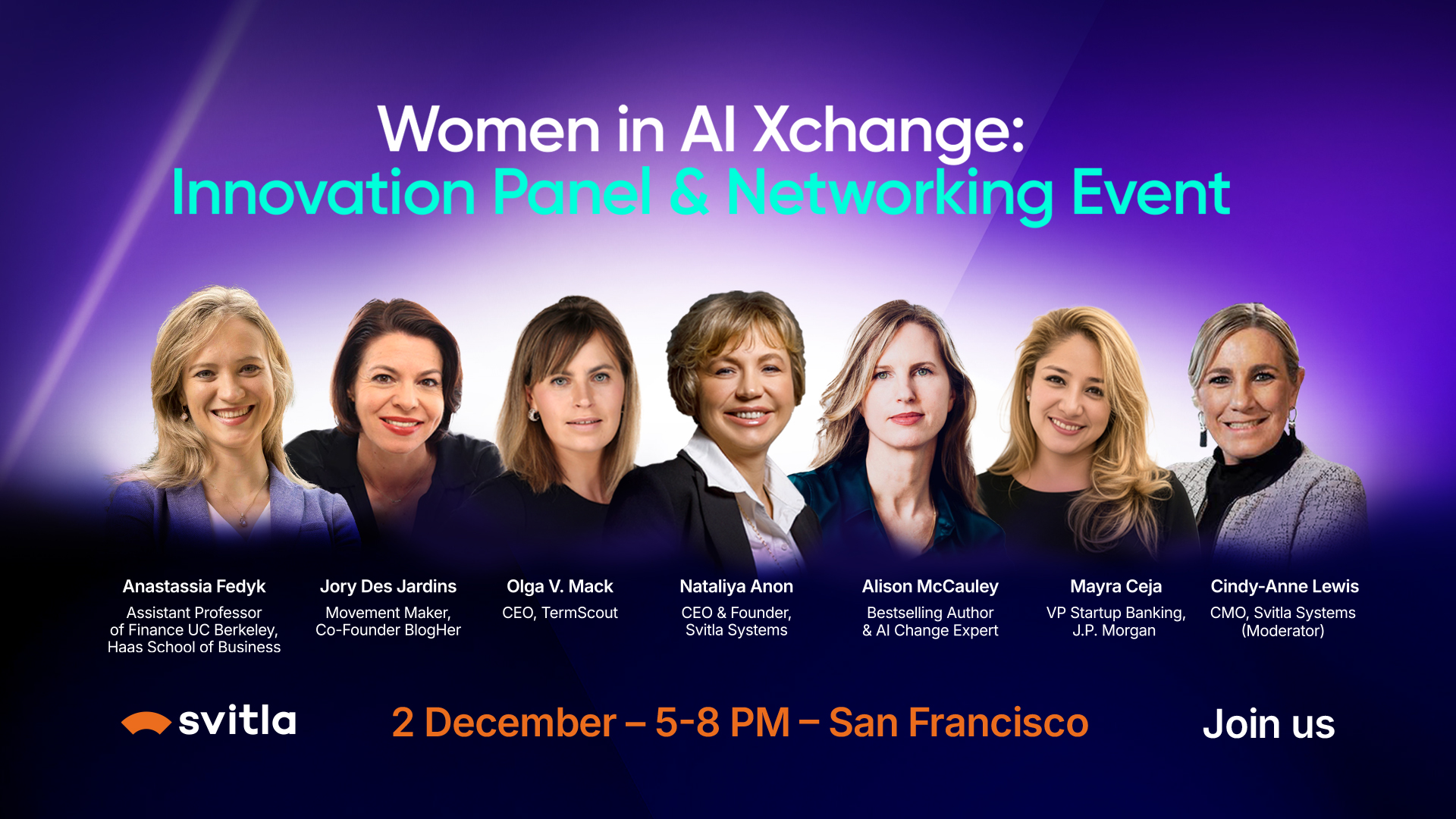 Women in AI Xchange- Innovation Panel & Networking Event