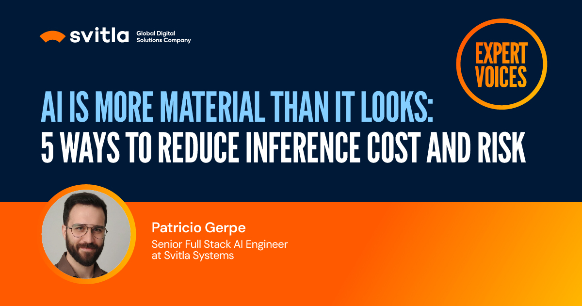 AI is more material than it looks: 5 ways to reduce inference cost and ...